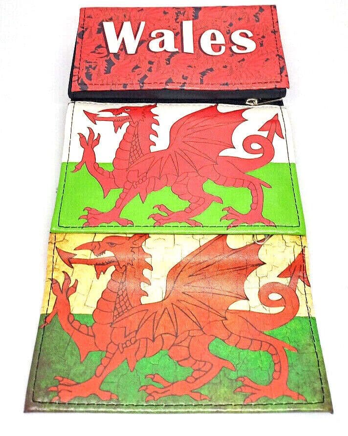 Wales Tobacco Pouch Vinyl Faux Leather Tobacco Pouch welsh tobacco Pouch