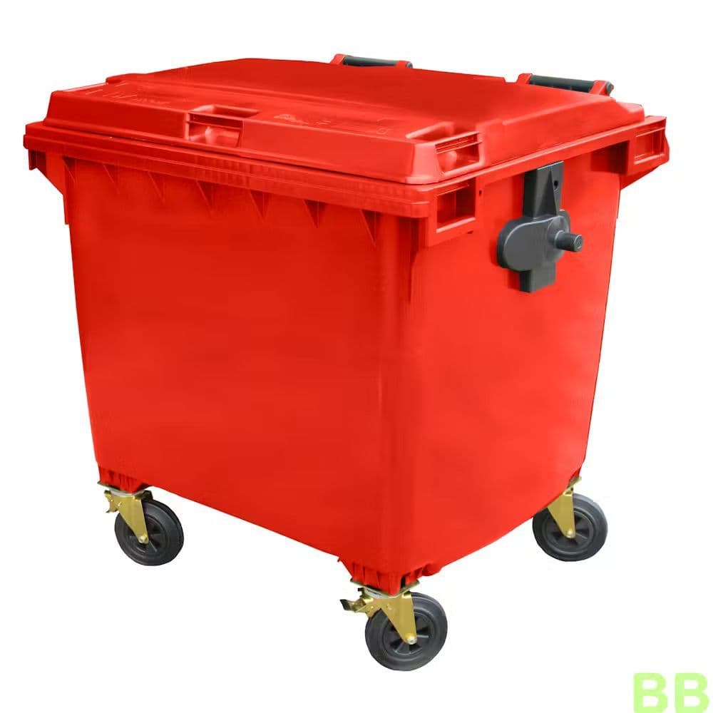 1100 ltr 4 Wheel Wheelie Bin