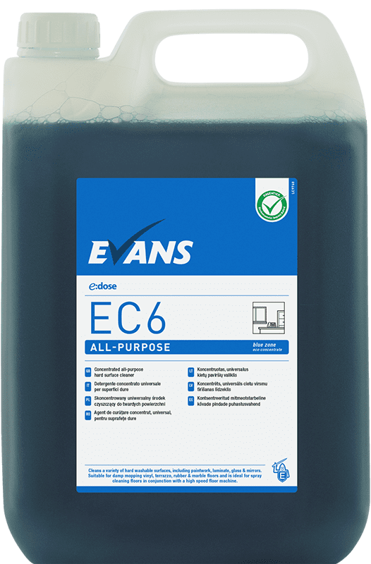 EC6 All Purpose Interior Hard Surface Cleaner 2 x 5 ltr