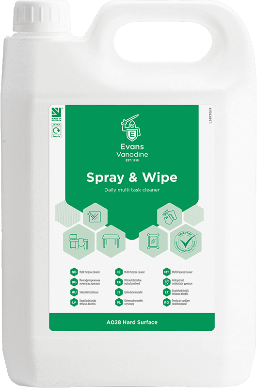 Spray & Wipe - 5 ltr