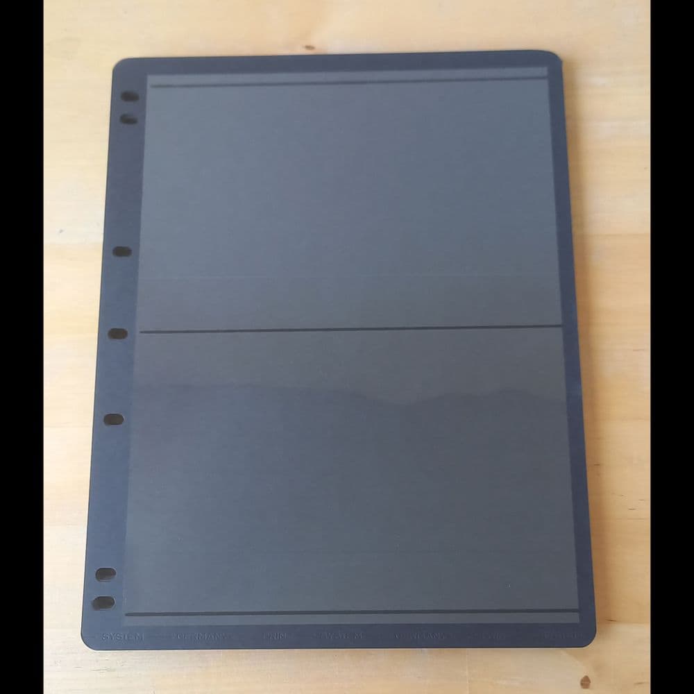 D-147 PRINZ Stock Sheets Single-Sided 2-Strip x20 sheets