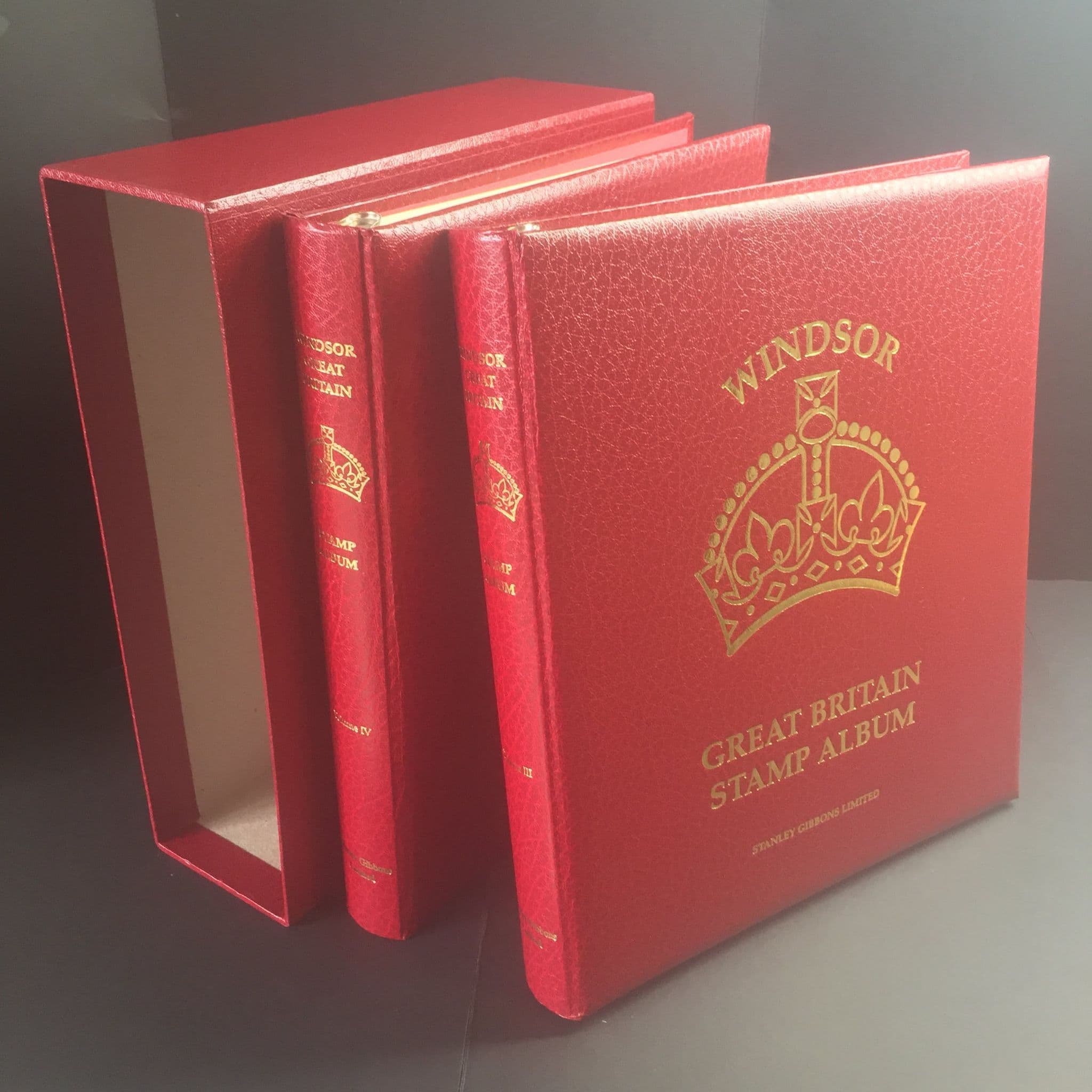 D-111 - Stanley Gibbons Windsor Great Britain 22 Ring Stamp Album ...
