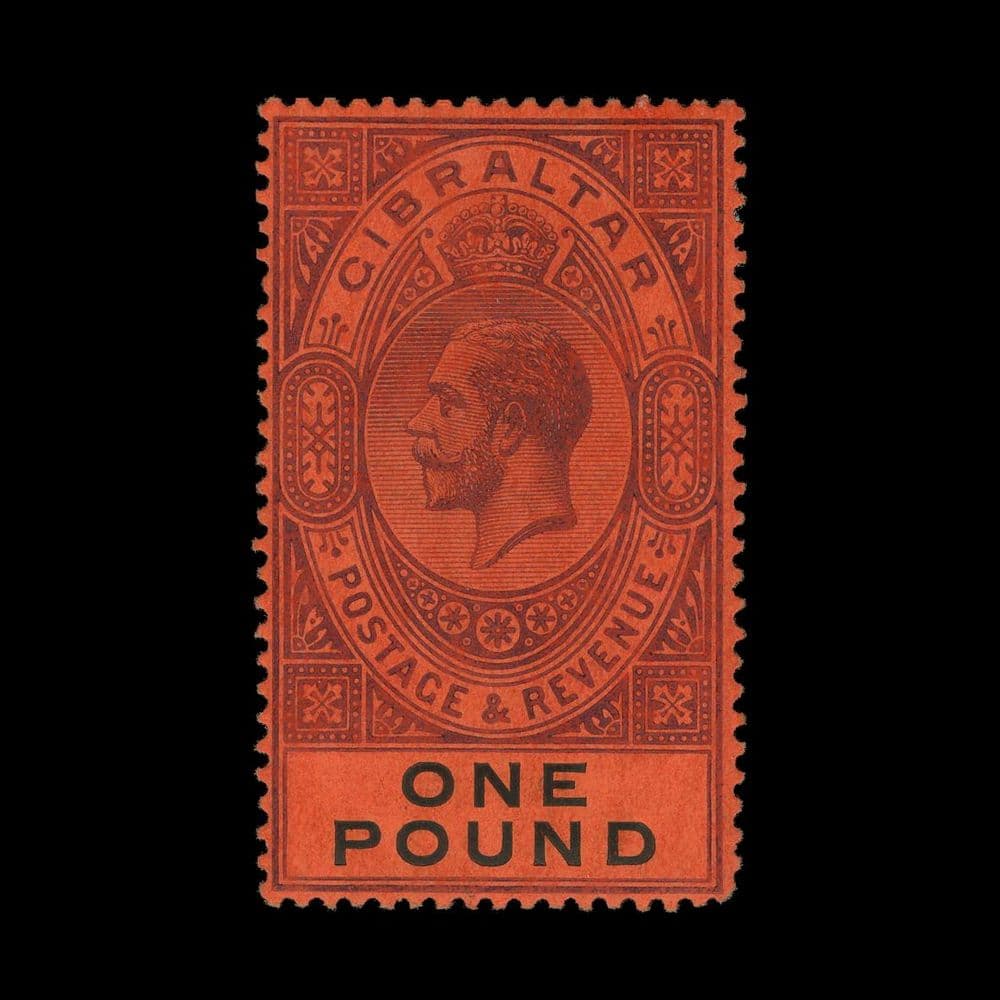 TUT4084 - Gibraltar KGV MC CA 1 Dull Purple & Black/Red M