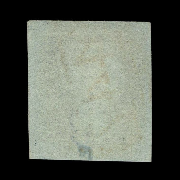 TUT4290 - GB QV White Lines PL 4 2d Blue 1844 type Pmk