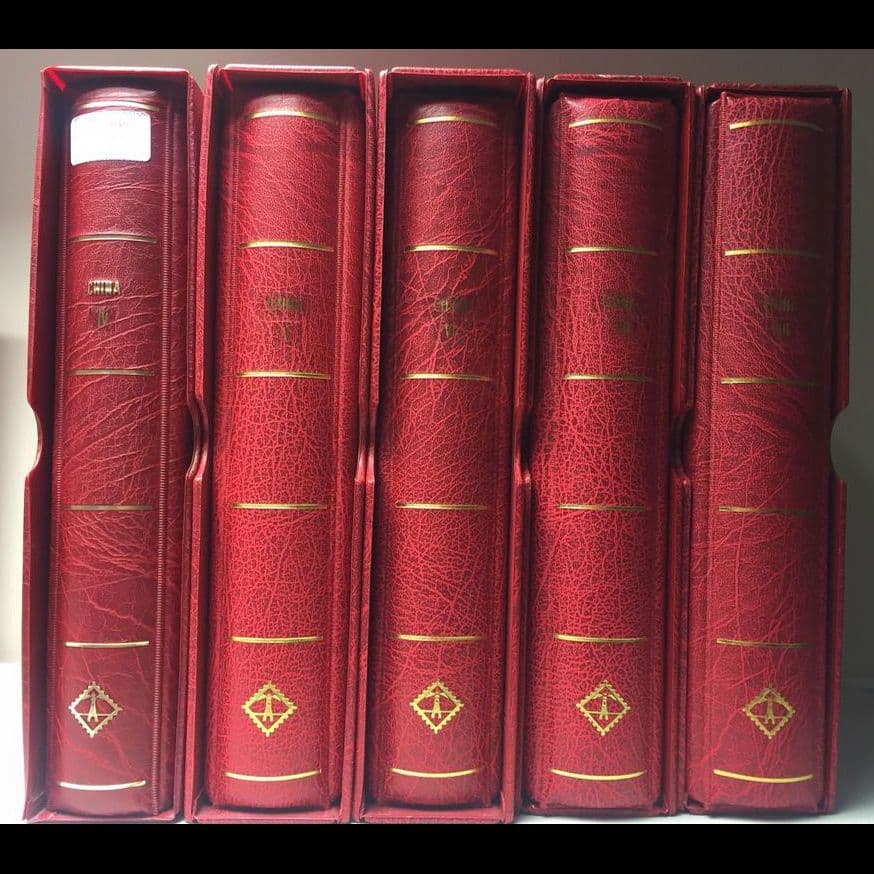 TUT4510 - China - FIVE Hingeless Lighthouse Albums UM NH