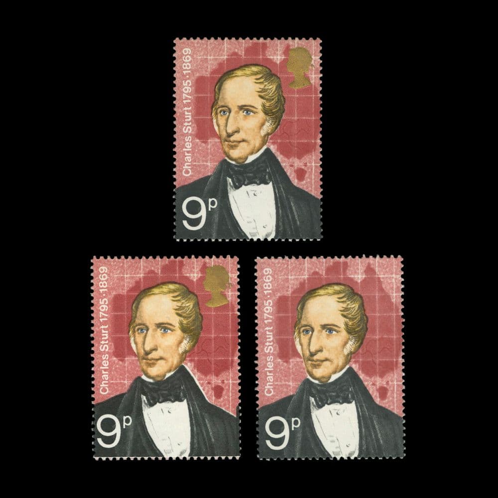 TUT5062 - GB - QEII decimal - Charles Sturt Moving Black MISSING GOLD