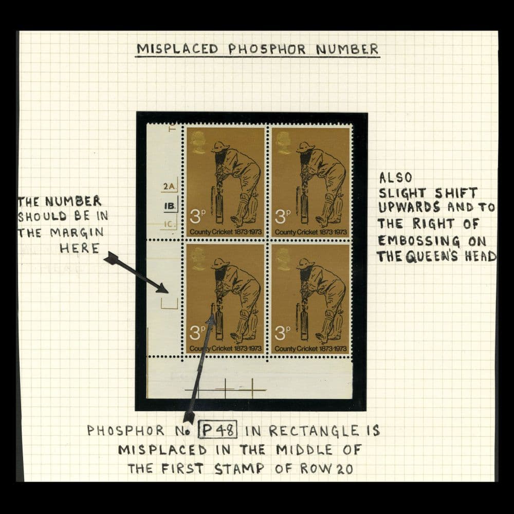 TUT5067 - GB - QEII decimal - 15mm Misplaced Phosphor P48 Number Shift
