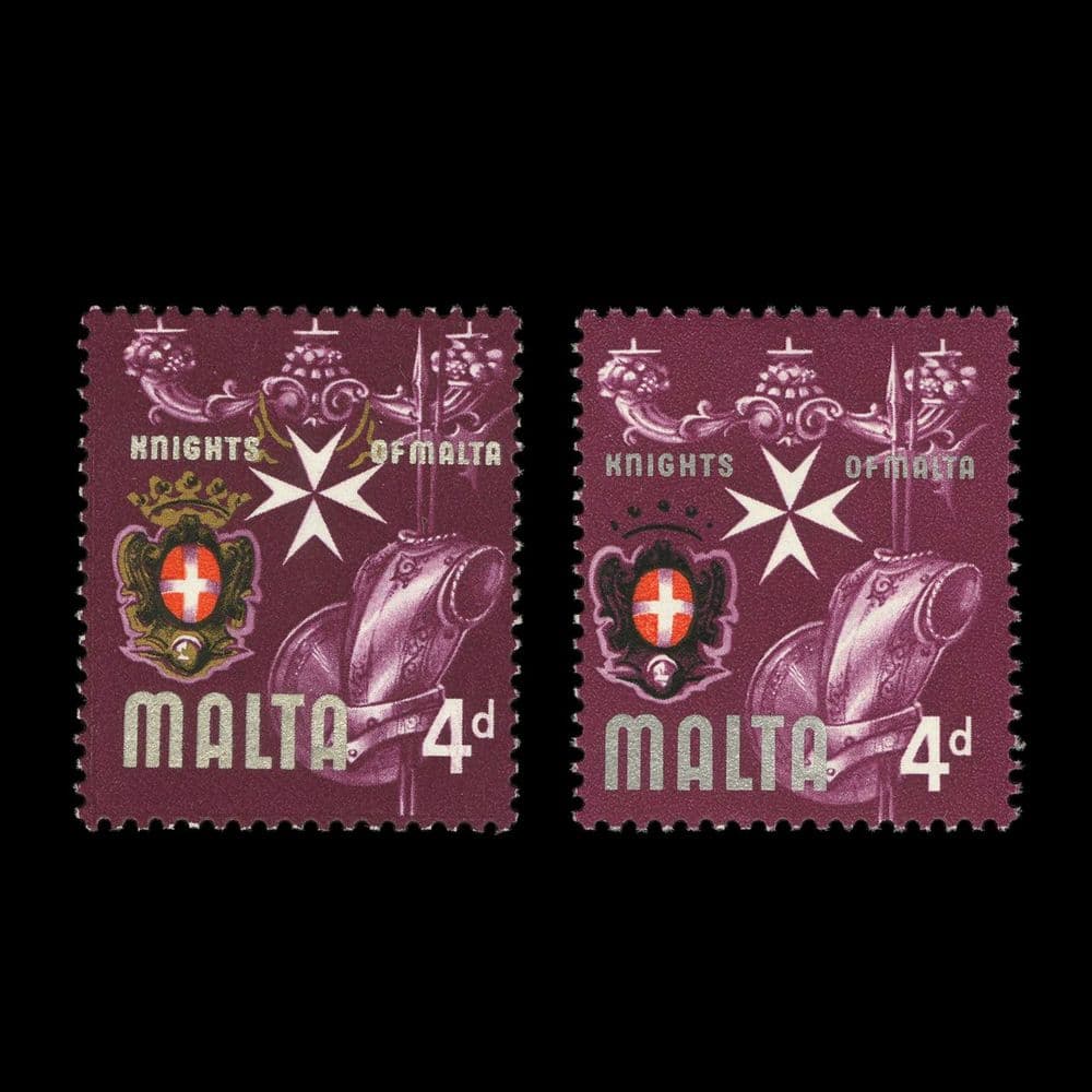 TUT5219 - Malta - MISSING GOLD UM NH - Only 60 Exist