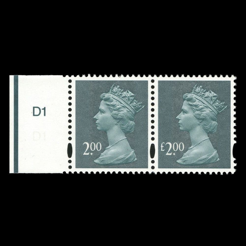 TUT5649 - GB QEII Cyl D1 MISSING Sign 2 UM NH Pr