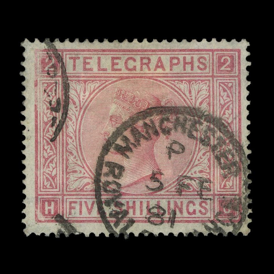 TUT5770 - GB - QV TELEGRAPH P 14 PL2 5s Rose Fine CDS