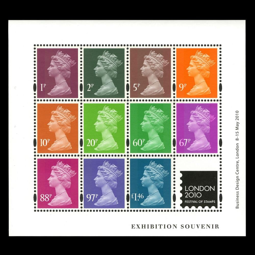 TUT5796 - GE QEII Jeffery Matthews Colour Palette MS UM NH