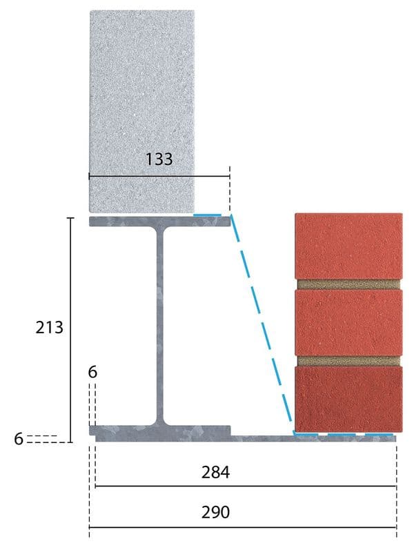 Catnic CXL290 90-105mm Cavity Wall Lintel Extreme Load
