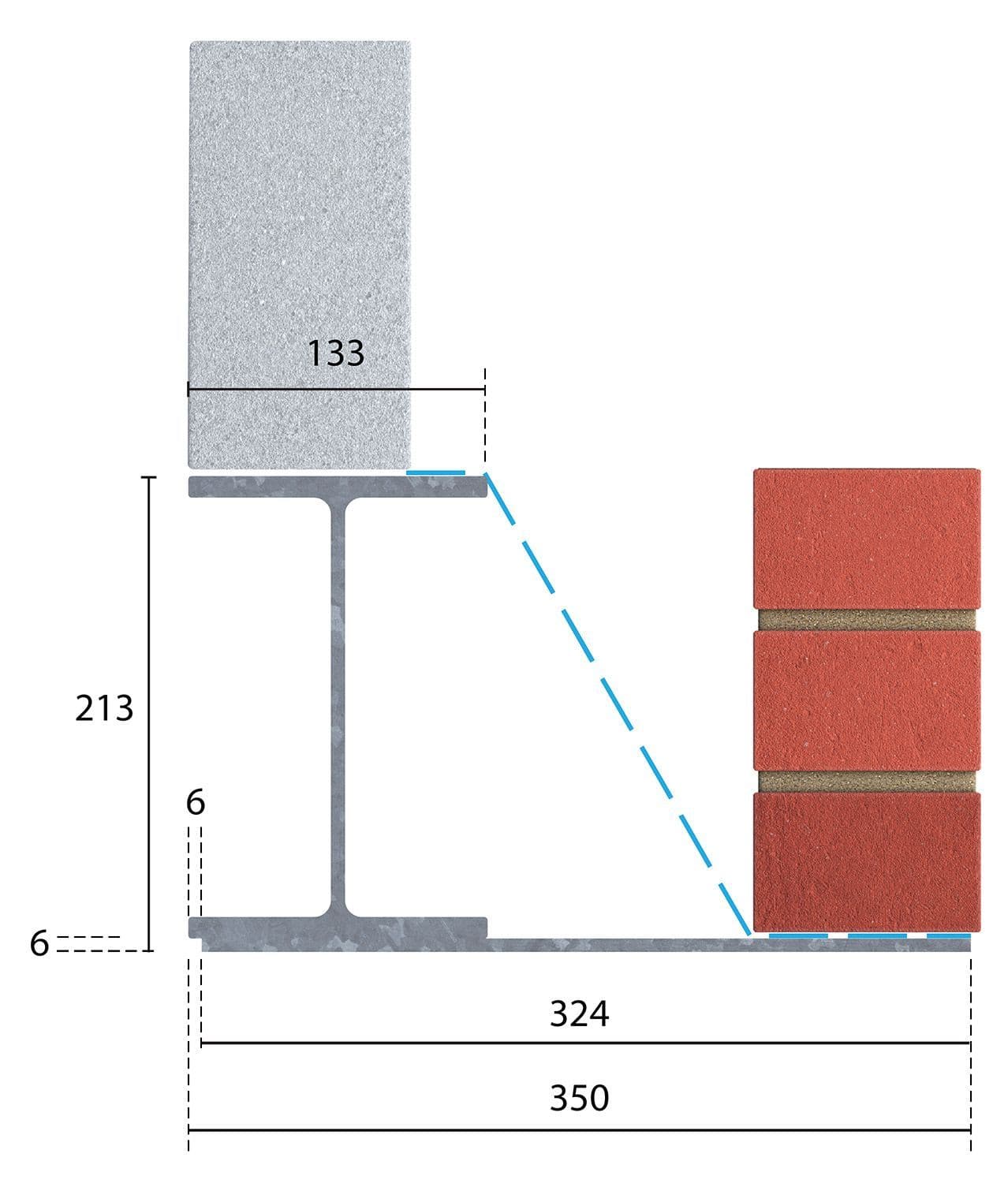Catnic CXL350 150-165mm Cavity Wall Lintel Extreme Load