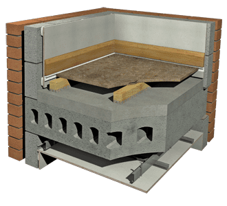 Econocheck Shallow Batten Suspended System for Level Concrete Floors ...