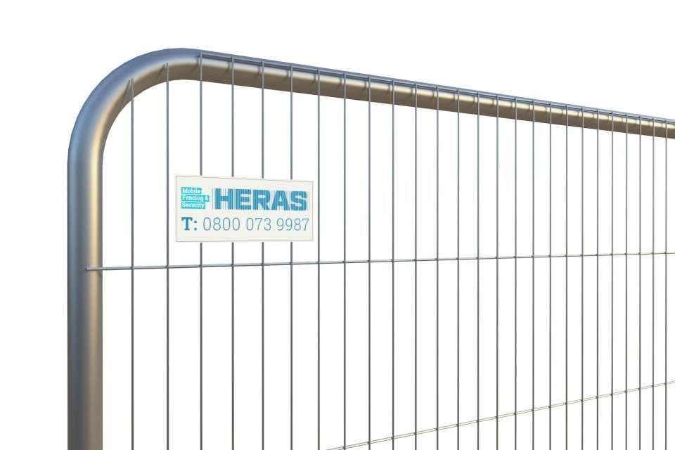 Heras Anti-Climb Round Top Panel