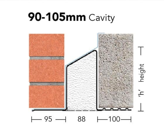 IG L1/HD 100 Heavy Duty Cavity Wall Lintel