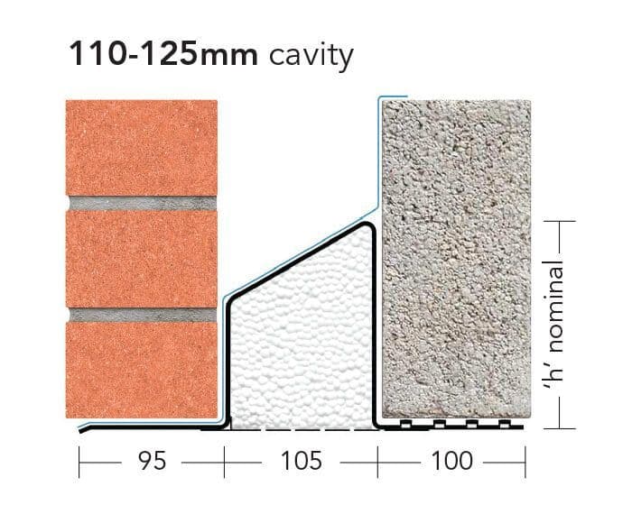 IG L1/S 110 Standard Duty Cavity Wall Lintel