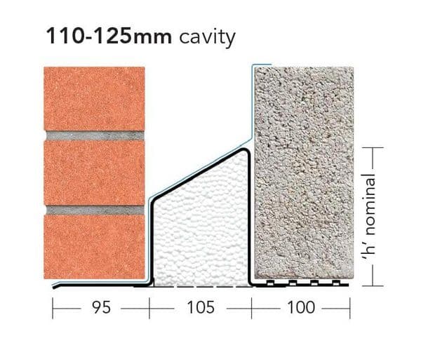 IG L1/S 110 Standard Duty Cavity Wall Lintel