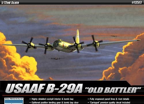 Academy 12517 USAAF B-29A "OLD BATTLER" 1 72 scale