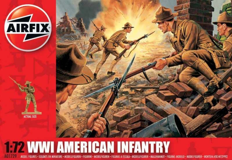 Airfix A01729 WWI American Infantry 1 72 Scale