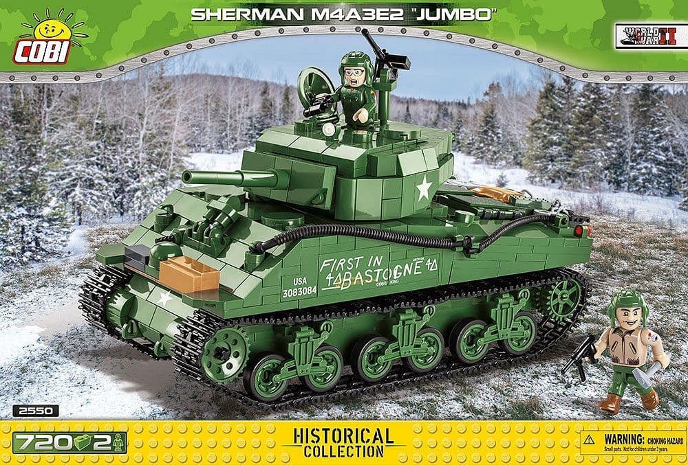 COBI TOYS Sherman M4A3E2 Jumbo 1 35 scale
