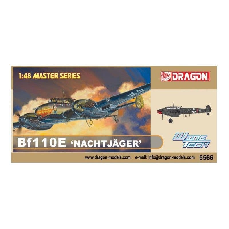 Dragon 5566 MESSERSCHMITT BF-110E NACHTJÄGER 1 48 scale