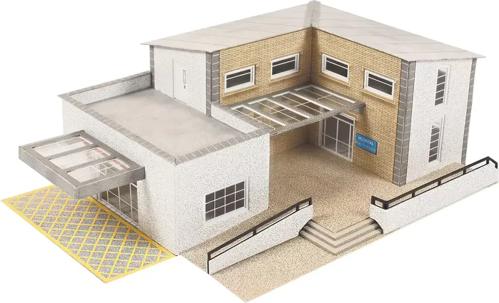 METCALFE PN962 N Scale Municipal Building