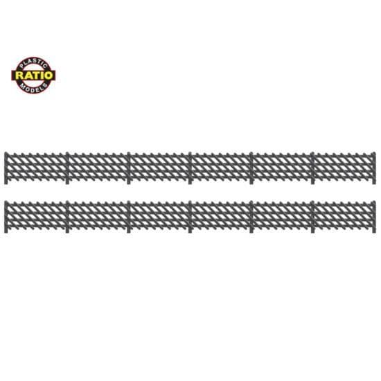 Peco 427 LMS Station Fencing Black