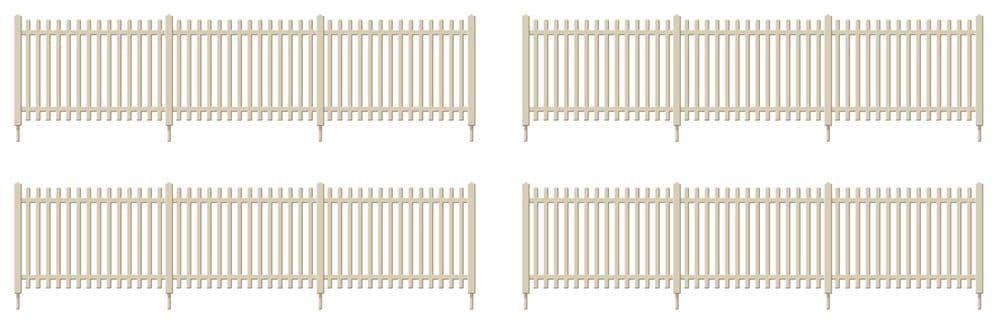 Peco 432 SR Concrete Pale Fencing