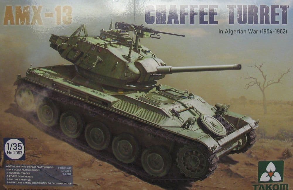 Takom 2063 AMX-13 Chaffee Turret Algerian War Model Military Kit 1 35 scale