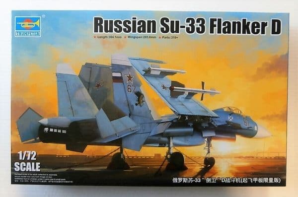 Trumpeter 01678 Russian Su-33 Flanker D 1 72 scale
