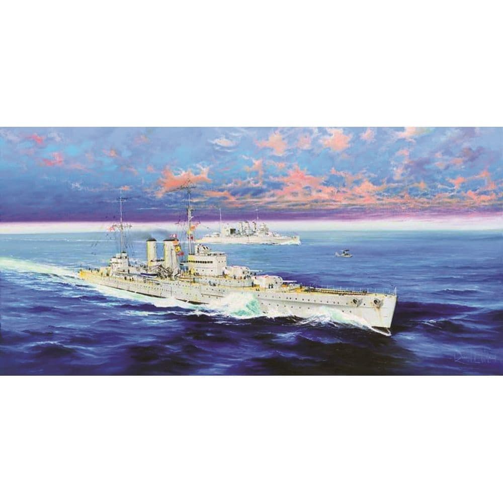 Trumpeter 05350 British Royal Navy HMS Exeter WWII Heavy Cruiser Ship