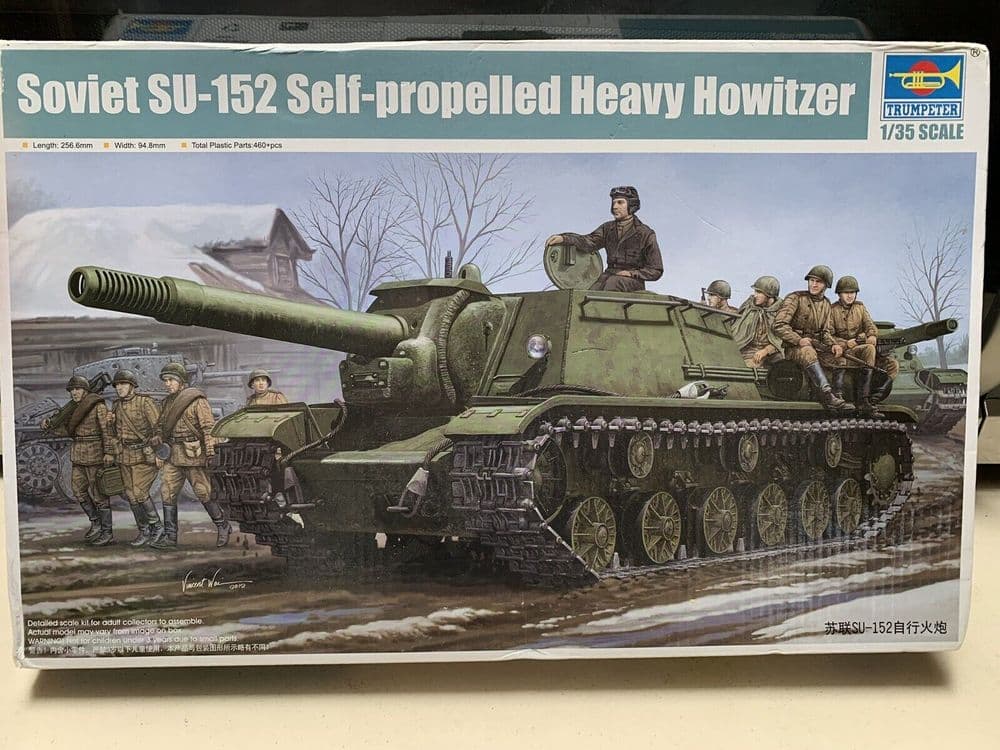 Trumpeter 07130 Soviet SU-152 Heavy Howitzer 1 35 scale
