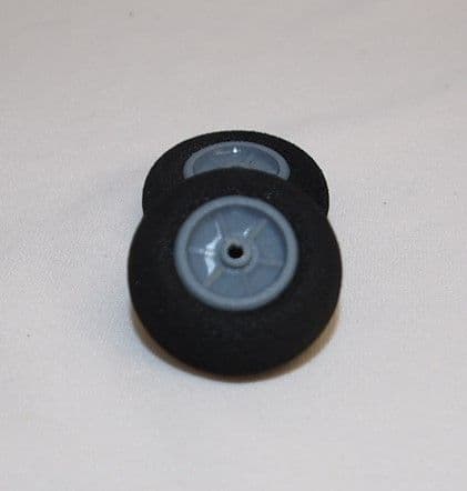 WEM 1 Inch Wheels pair grey hub