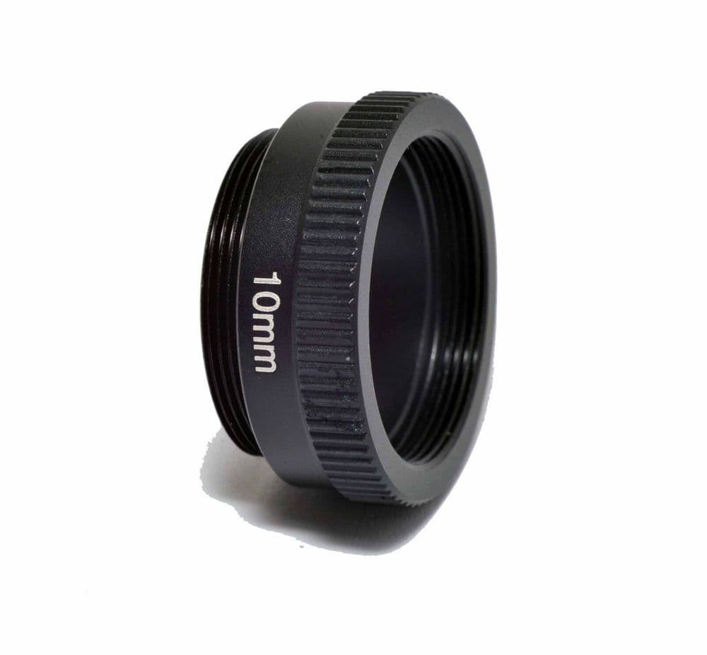 C-MOUNT 10mm Extension Tube Adapter C-CS Mount Adaptor Spacer Ring For ...