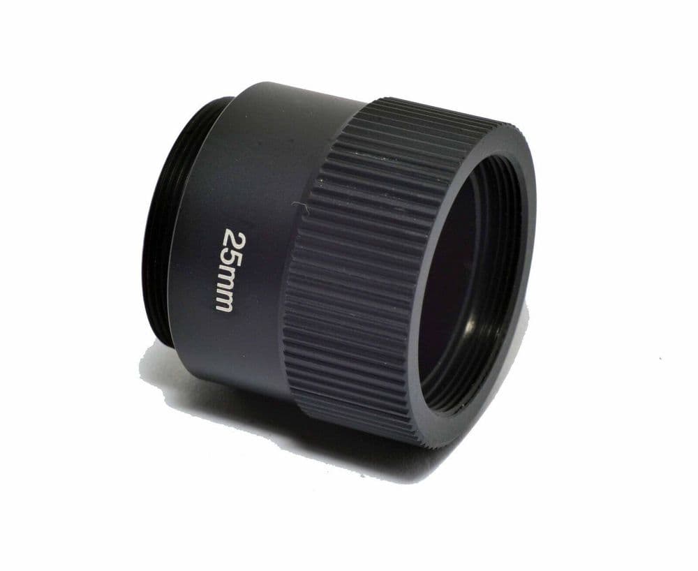 C-MOUNT 25mm Extension Tube Adapter C-CS Mount Adaptor Spacer Ring For ...