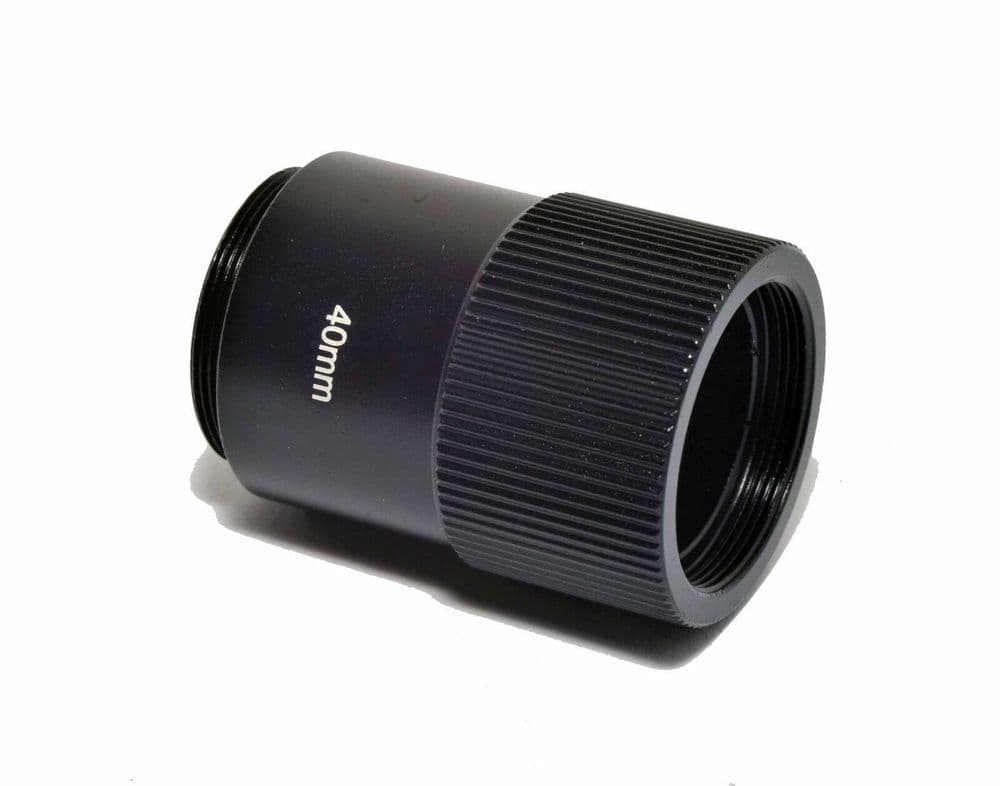 C-MOUNT 40mm Extension Tube Adapter C-CS Mount Adaptor Spacer Ring For ...