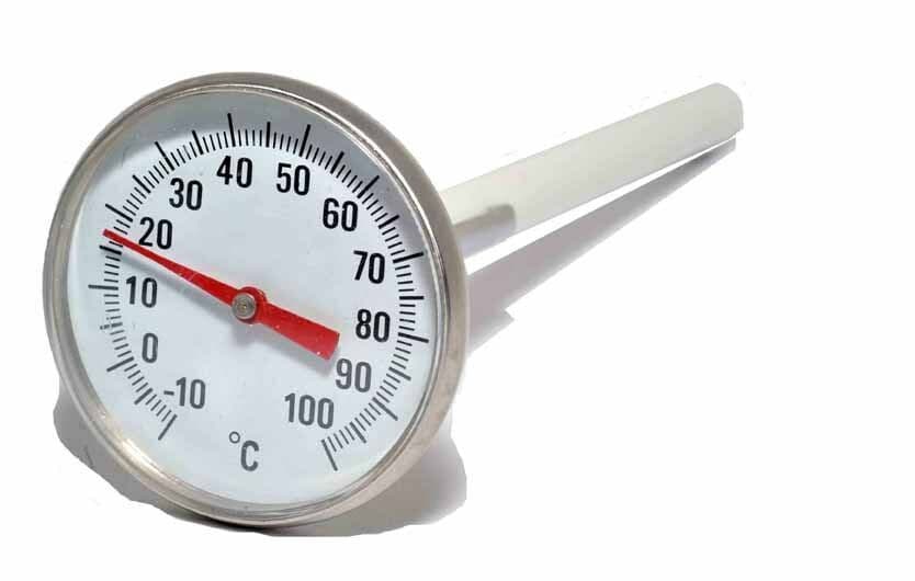 Darkroom Chemical Dial Thermometer 45mm Stainless Steel for Film Processing