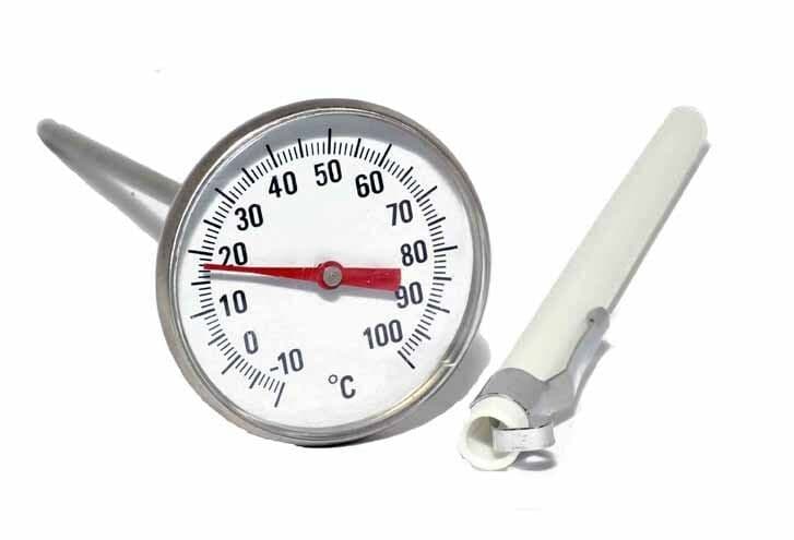 Darkroom Chemical Dial Thermometer 45mm Stainless Steel for Film Processing