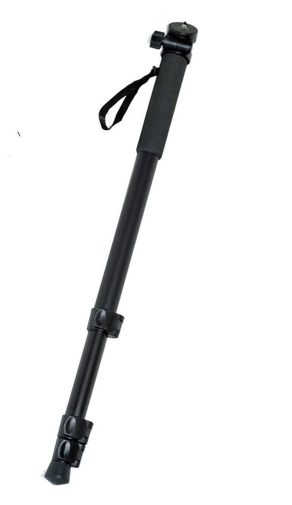 Lightweight 4 Section Monopod Flip Platform 1/4" Screw 165cm Fully ...