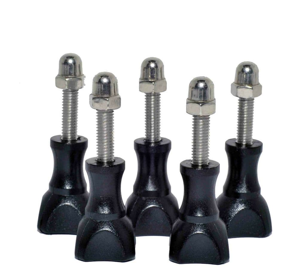 Set of 5 Short Thumb Screws and Nuts for GoPro Hero Accessories 4 3 3 2 1