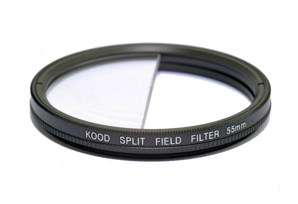 Split Field Filter 2 Diopter 55mm in Slim Rotating Ring Split-Field ...