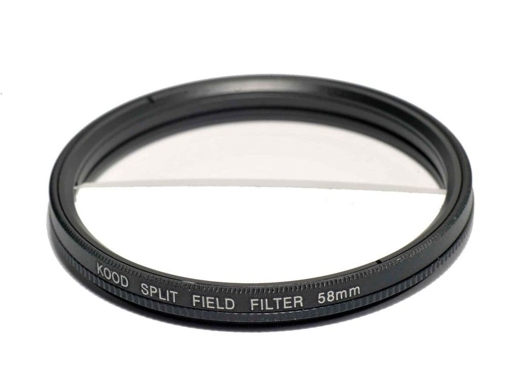 Split Field Filter 2 Diopter 58mm in Slim Rotating Ring Split-Field ...