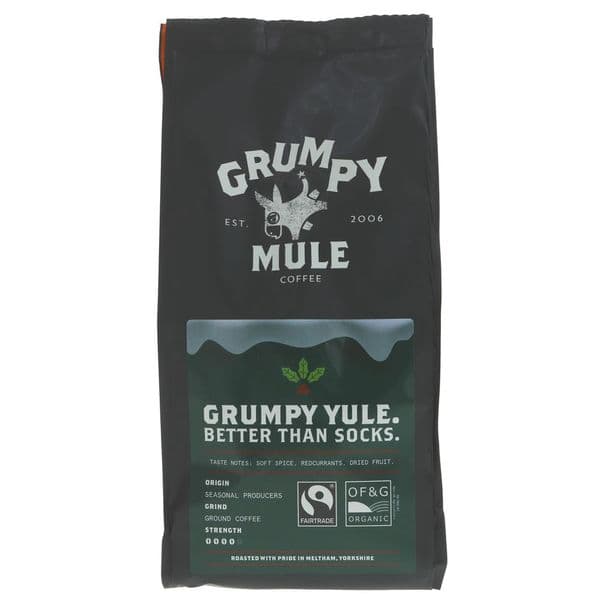 Grumpy Mule Grumpy Yule Ground Coffee Organic