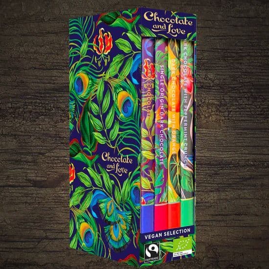 Organic Chocolate Library 4 bars