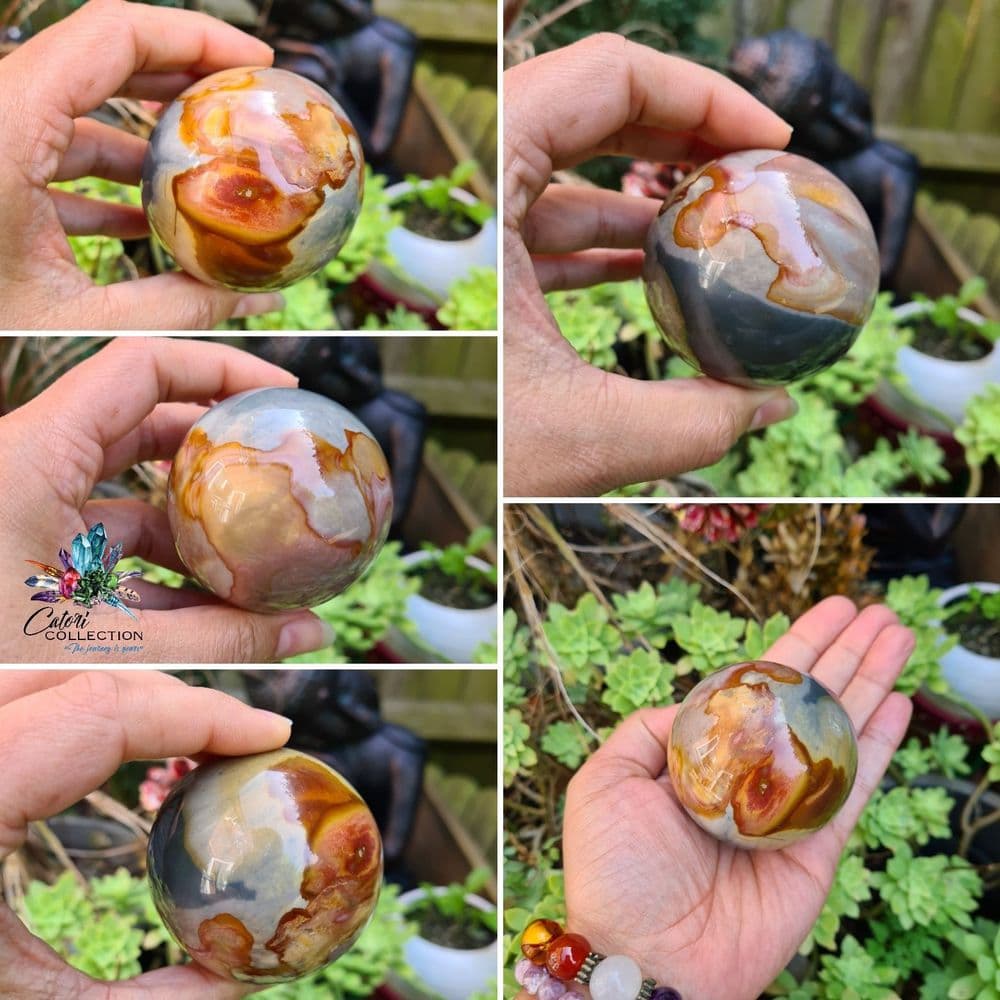 62mm Polychrome Jasper Sphere