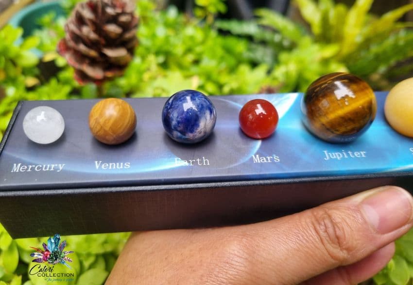 8 Planets Solar System Sphere Set
