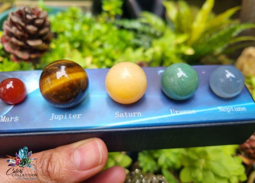 8 Planets Solar System Sphere Set
