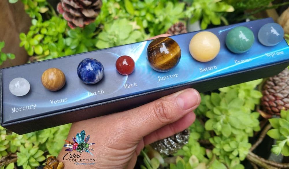 8 Planets Solar System Sphere Set