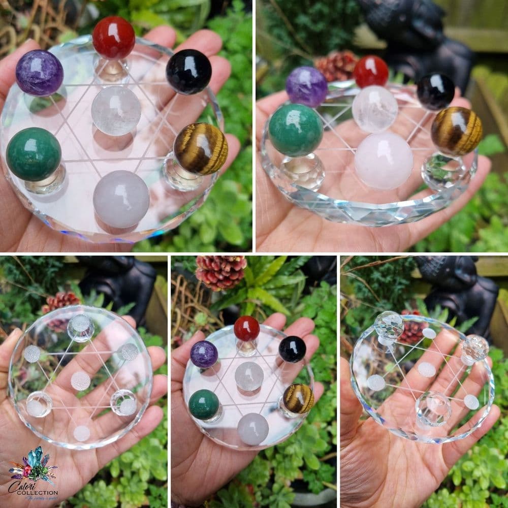 Chakra Sphere Grid Set